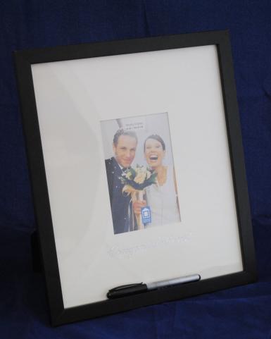 Wedding Signature Frame with Pen - Wedding Wish