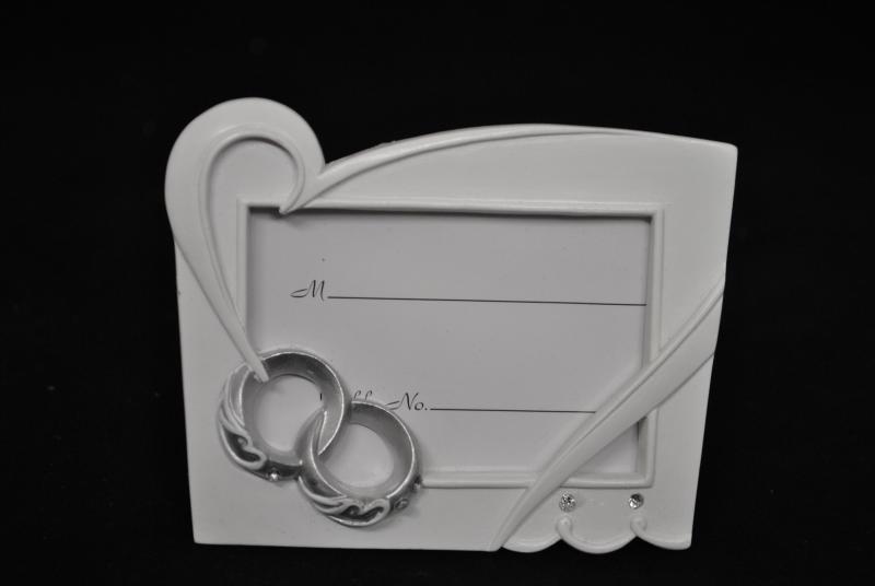 Wedding Double Rings Photo Frame - Wedding Wish