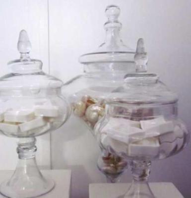 Wedding Round Glass Jar with Lid - Extra Large - 40cm - Wedding Wish