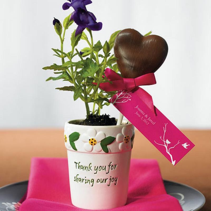 Wedding Mini Flower Pots - Wedding Wish