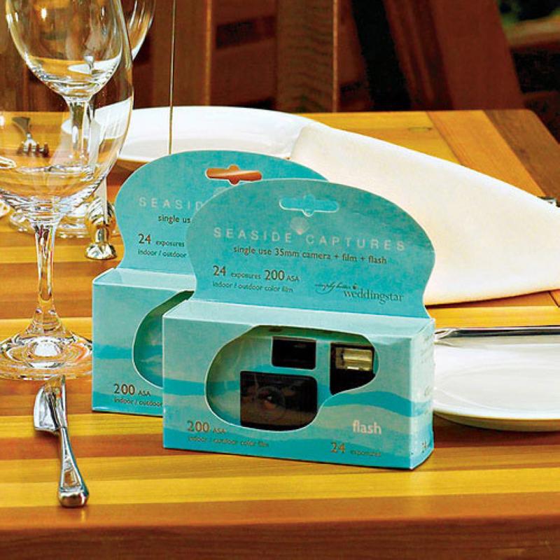 Wedding Single Use Camera - Beach Design - Wedding Wish