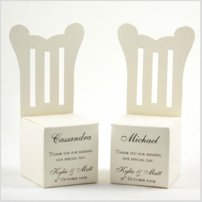 Wedding Chair Box Throne x 25 - Wedding Wish